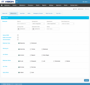 Human Resource Management System and Payroll – IT VISION | Web & Software Technology