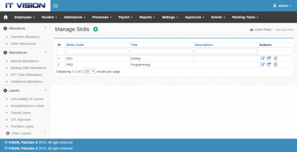 Human Resource Management System and Payroll – IT VISION | Web & Software Technology