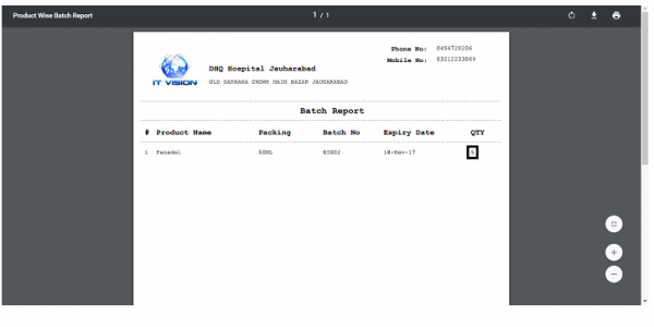 show batch by product name – IT VISION | Web & Software Technology